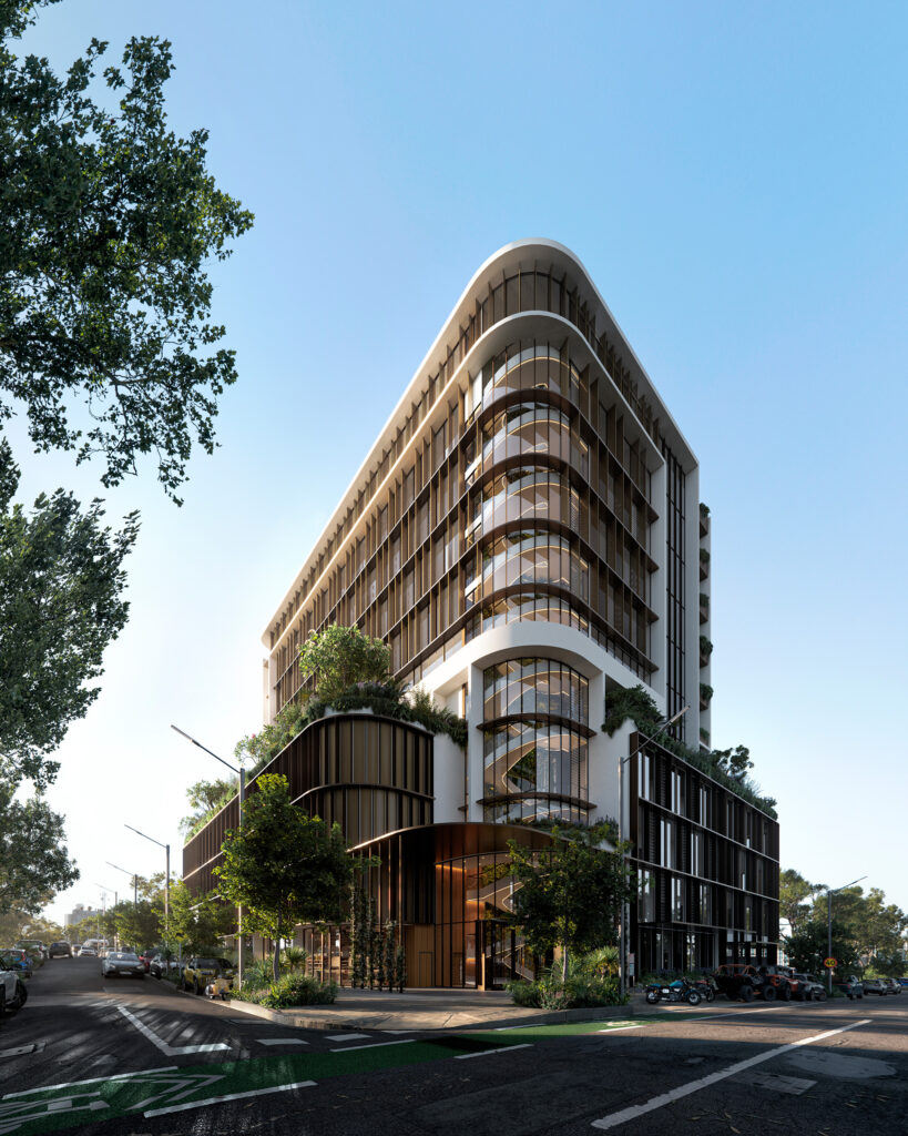 Exterior 3d Rendering Of The Upcoming North Star Medical Centre In Australia — Render Vision