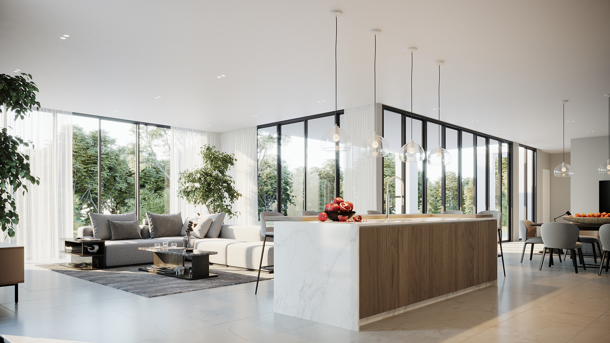 Render Vision's 3D Renderings Into Luxe Miami Living