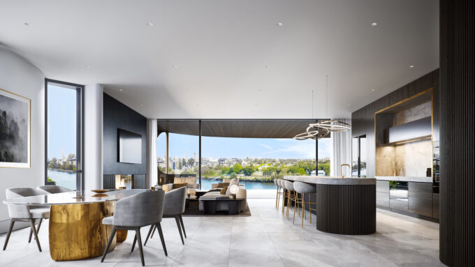 Interior Rendering Residential Complex In Toowong In Australia — Render Vision